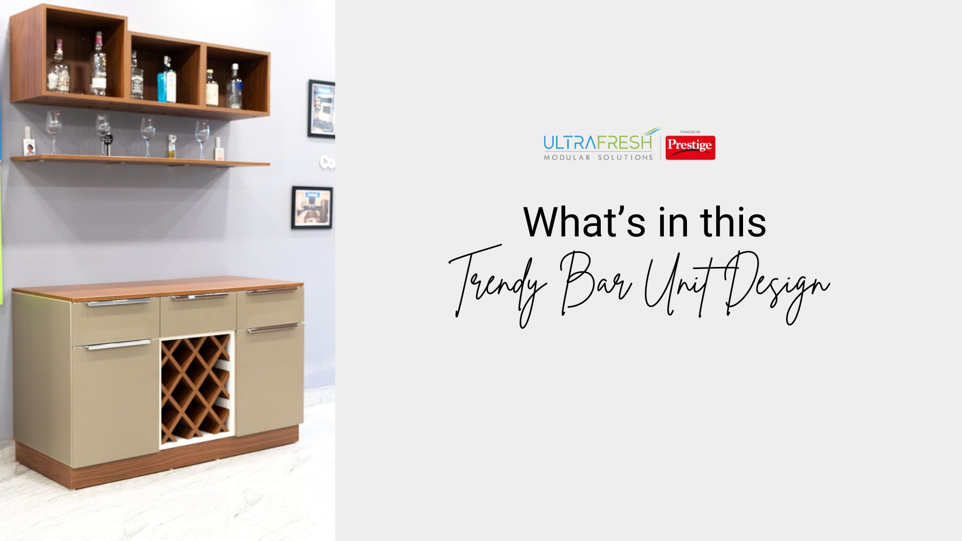 Essentials in a Trendy Bar Unit for Your Modern Home