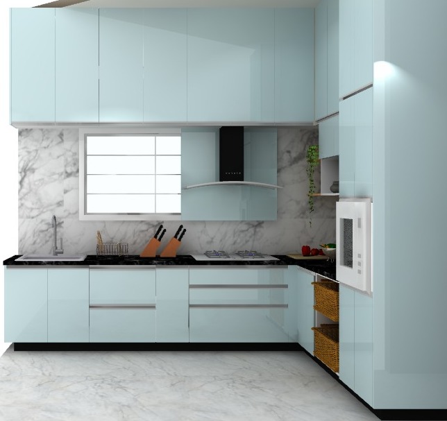 Pastel Coloured Kitchen Designs By Ultrafresh