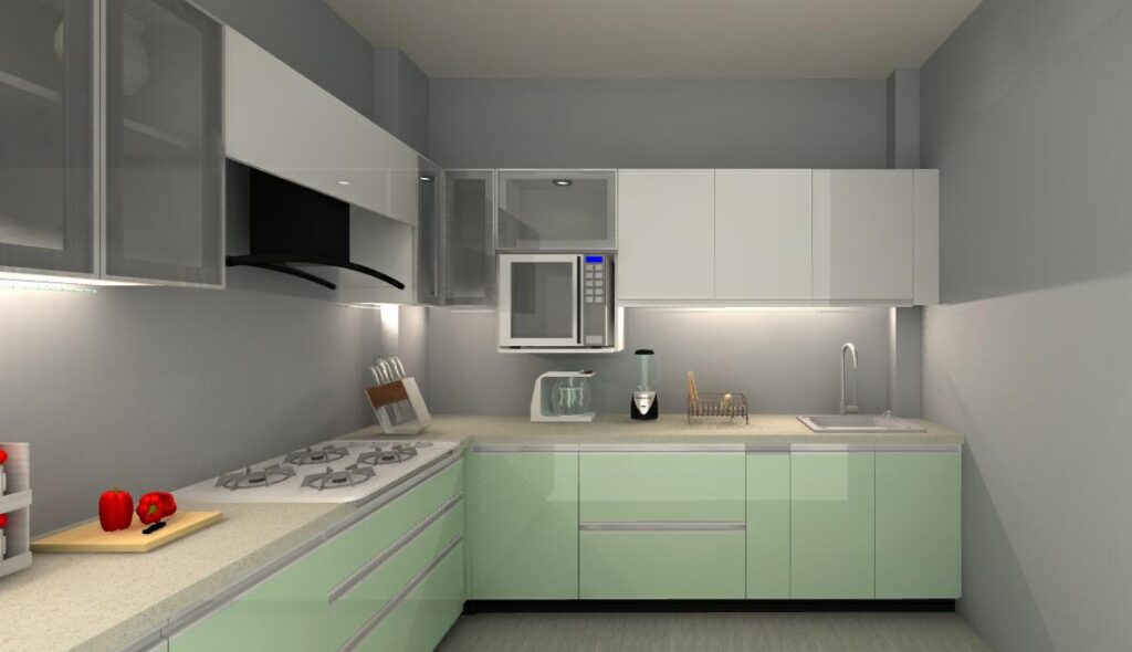 Pastel Coloured Kitchen Designs By Ultrafresh